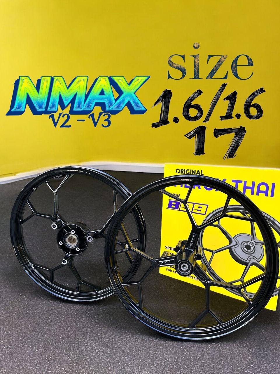 NMAX TURBO THAI NMAX V2 V3 PNP 17Inci Sport Rim Original 1.60-17 1.60 ...