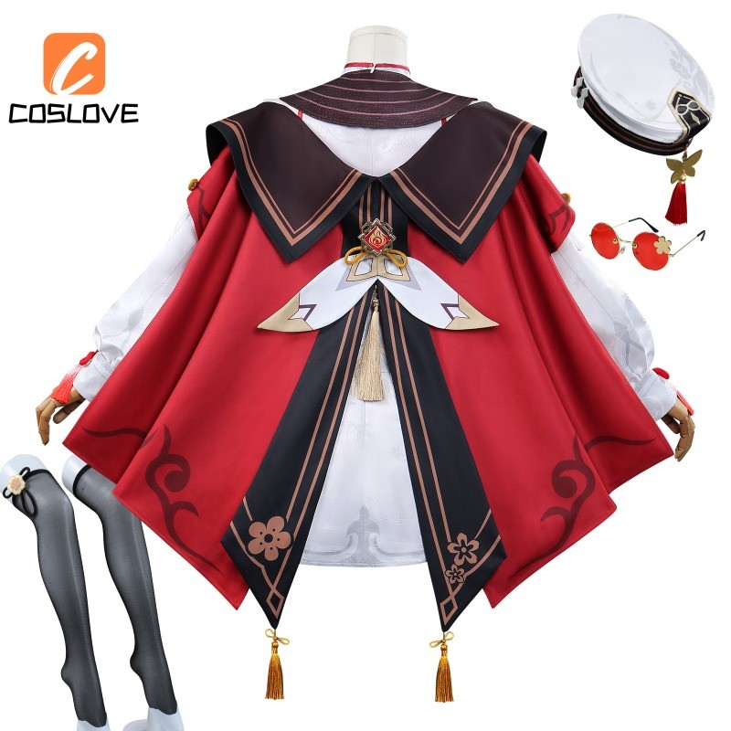 Anime Game Genshin Impact Hutao Xiangling Cosplay Clothing Full Set ...