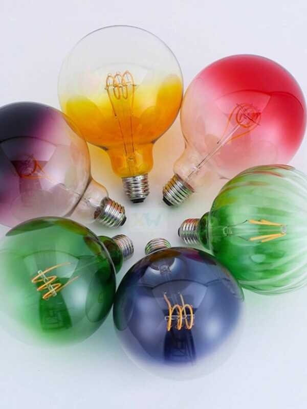 E27 Antique G95 Gradient Color Edison LED Ball Bulb Light Filament ...
