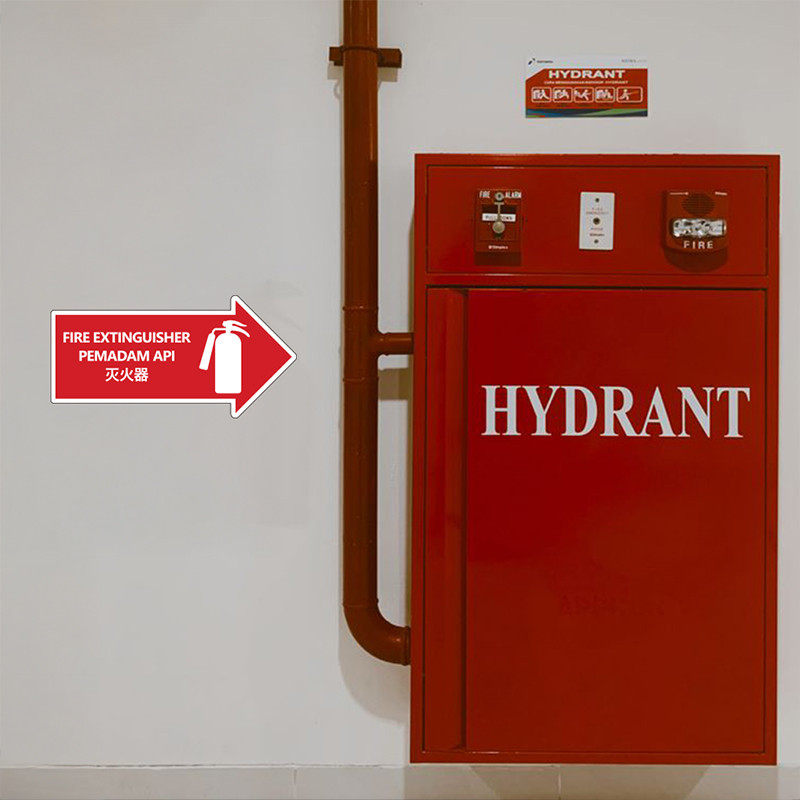 Fire Extinguisher Stickers Fire Safety Signs Stickers Fire Extinguisher ...