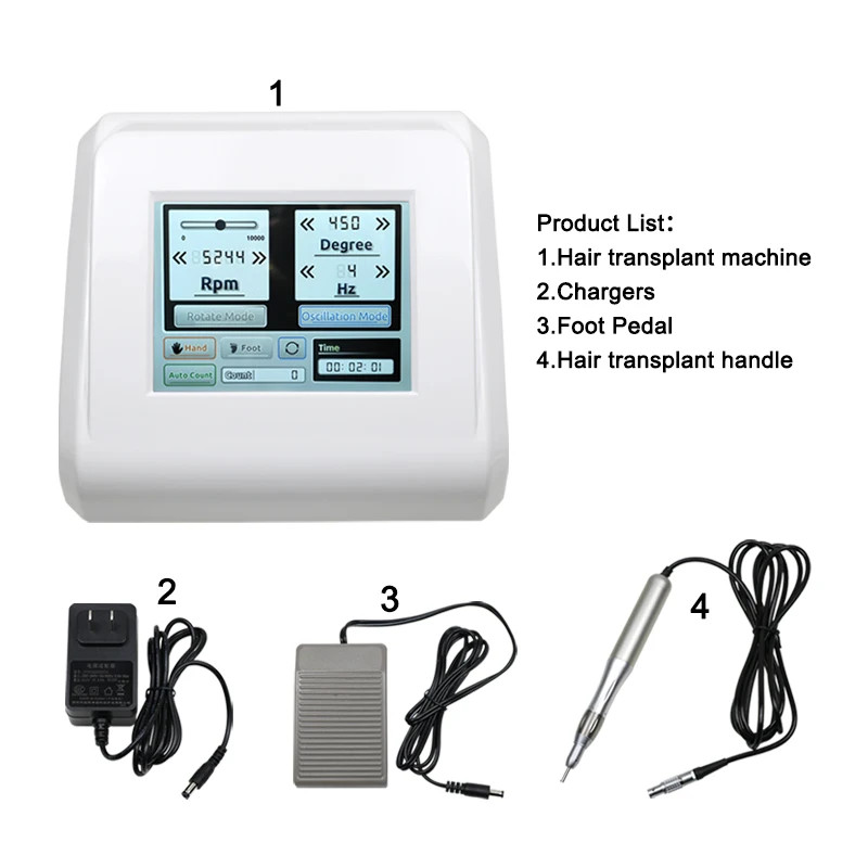 GREATLH Touch Screen Hair Follicle Extractor Fue Hair Transplant ...