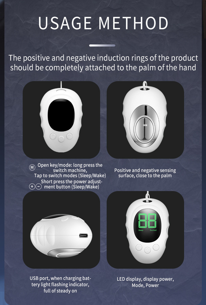 Handheld Microcurrent Sleep Aid Device for Anxiety Relief and Insomnia ...