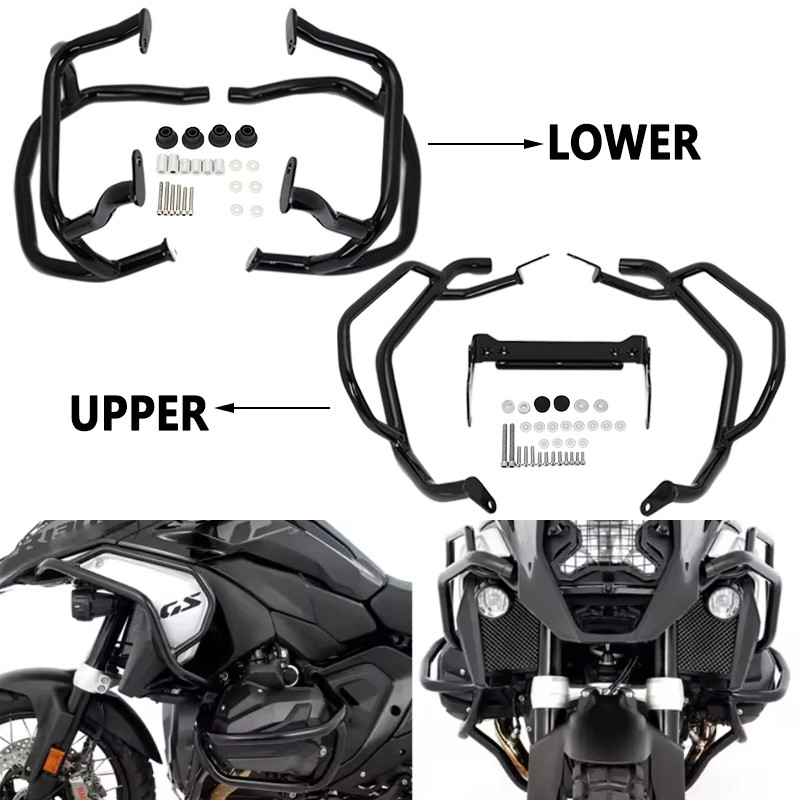 For BMW R1300GS Stainless Steel Engine Guard Crash Bar Motorcycle Frame ...