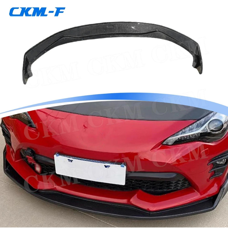 for Toyota GT86 BRZ 2017-2019 Carbon Fiber Front Bumper Lip Chin ...