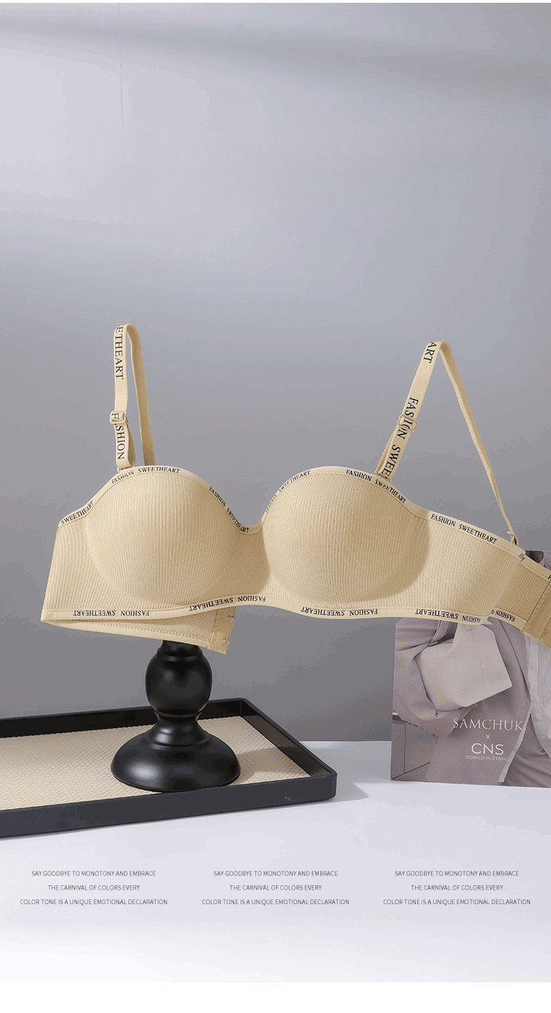 Fairy [High Quality] Seamless small chest push-up underwire half cup ...