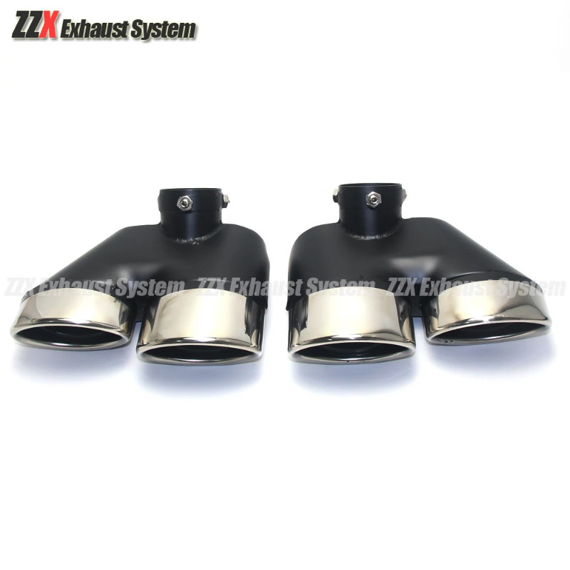 Car accessories Stainless steel exhaust pipe tail throat, bilateral ...