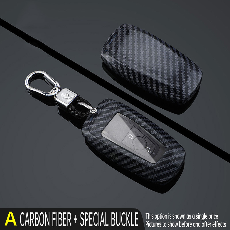 Carbon Fiber Car Key Remote Key Case For Ford Raptor 2023-2025/Next Gen ...