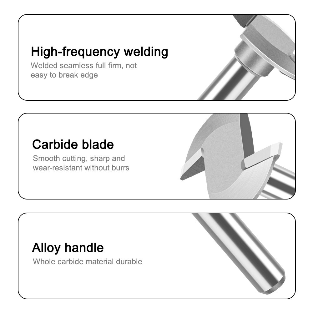 Woodworking Bevel T Slot Router Bit Set 14 Shank Reverse and Forward ...