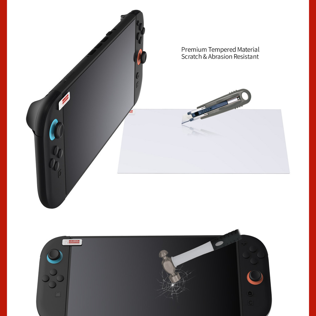 DOBE Nintendo Switch 2 Switch OLED Switch V1/V2 Lite Tempered Glass ...