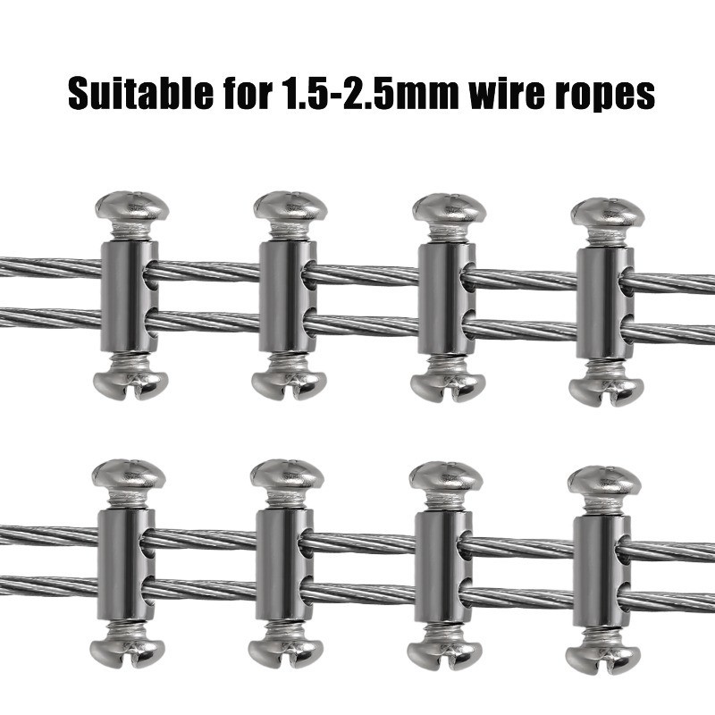 10/20/30Pcs Wire Rope Locking Device - Steel Cable Clamp Suspension ...