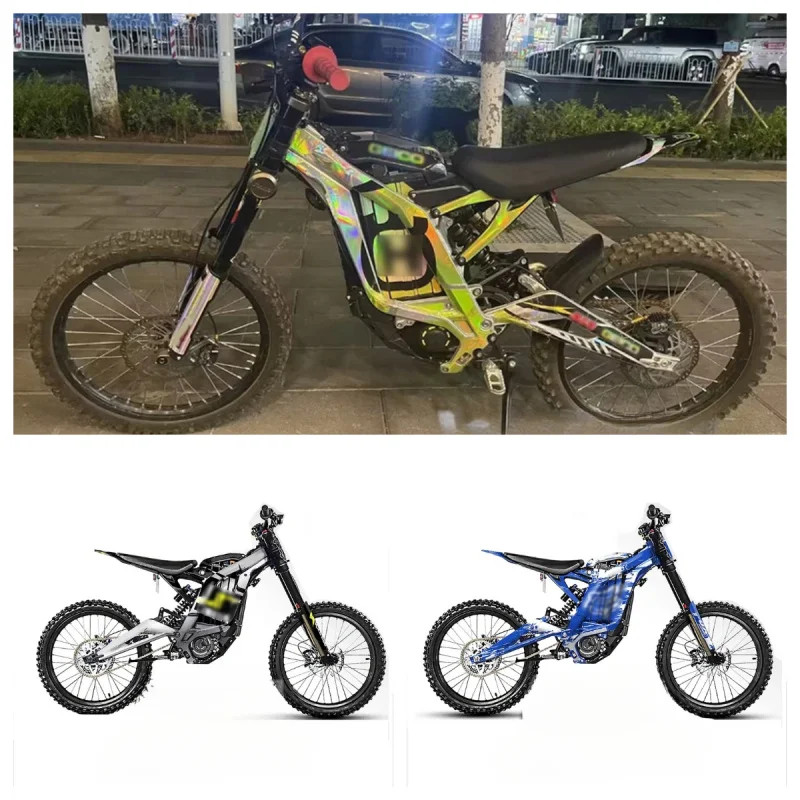 Electric Off-road Bike Custom Stickers Body Decorative Protection Shell ...