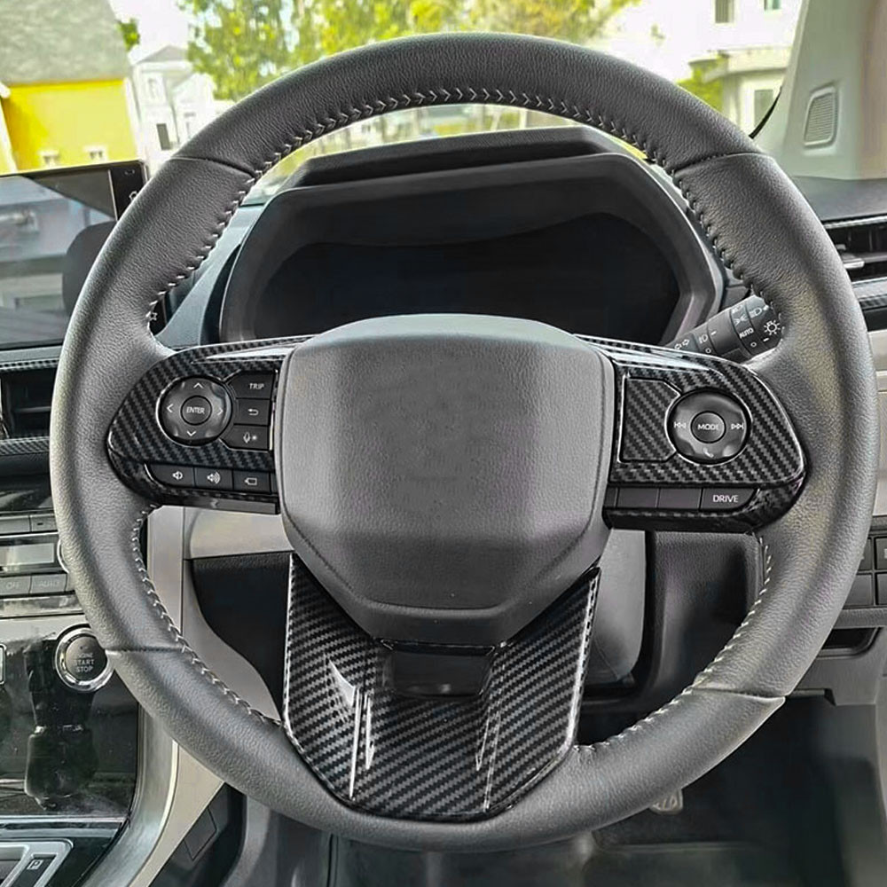 For Toyota VELOZ 2022 2023 2024 ABS Imitation Carbon Fiber Steering ...