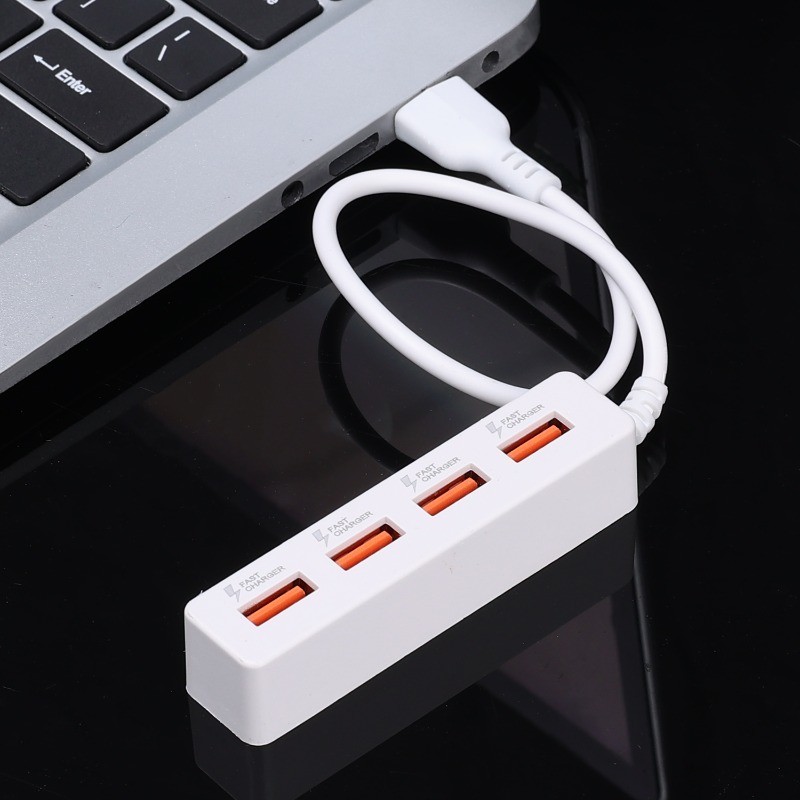 4 IN 1 Mini USB Converter - 4Ports USB 2.0 HUB Power Adapter Extension ...
