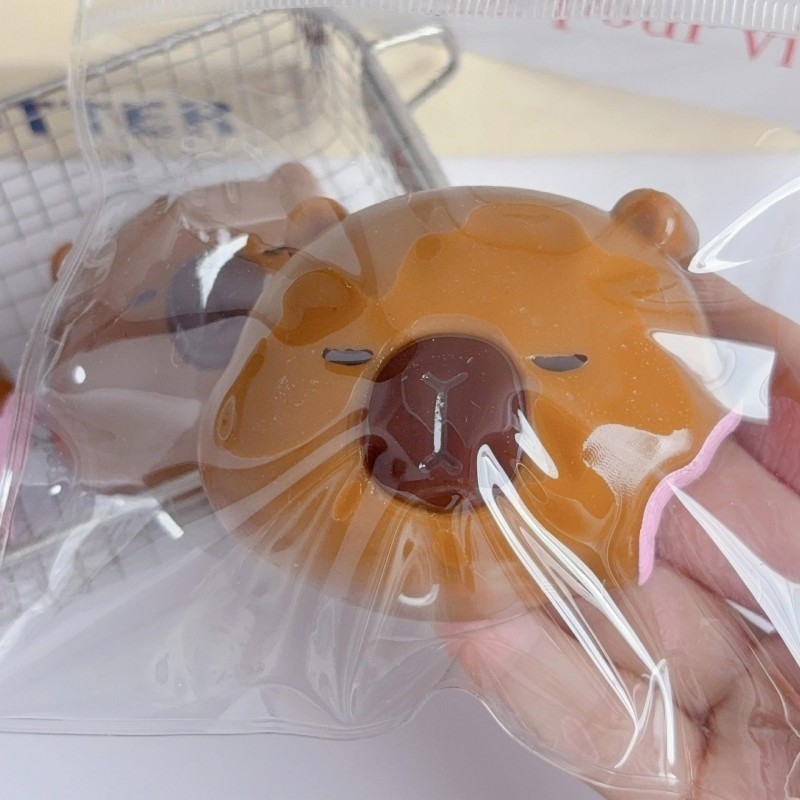 Capybara Squeeze Toy Stress Relieving Toys Release Emotions Simulated ...