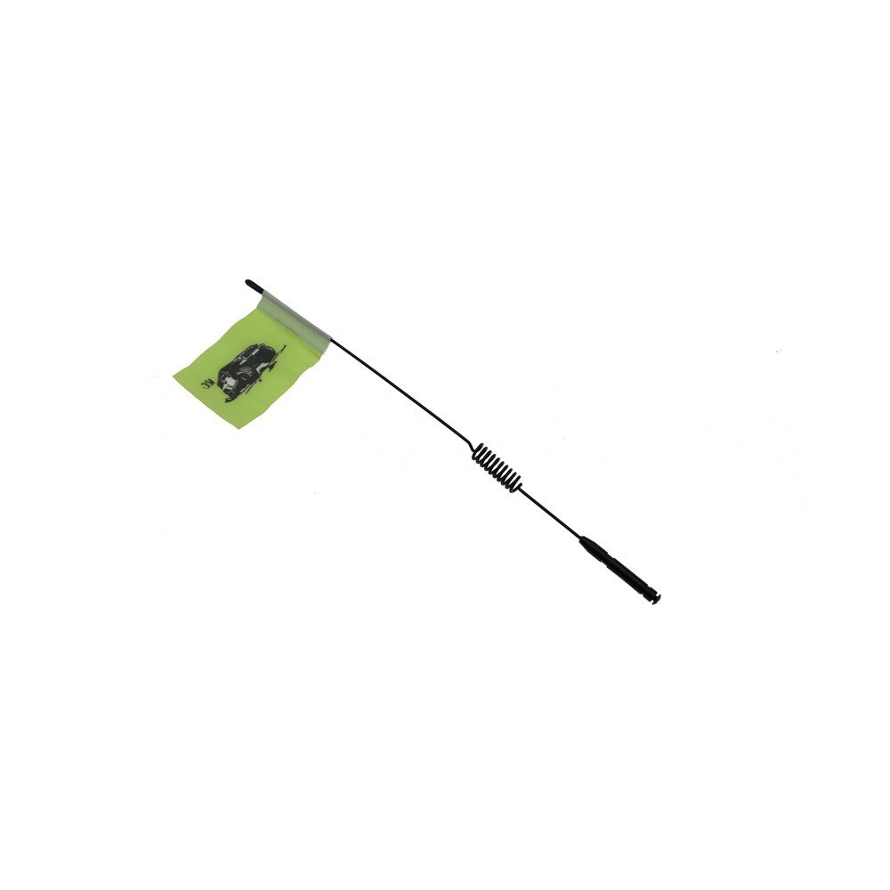 Mk1218 Metal Signal Flags & Poles For Rc Car Green Decorative Model ...