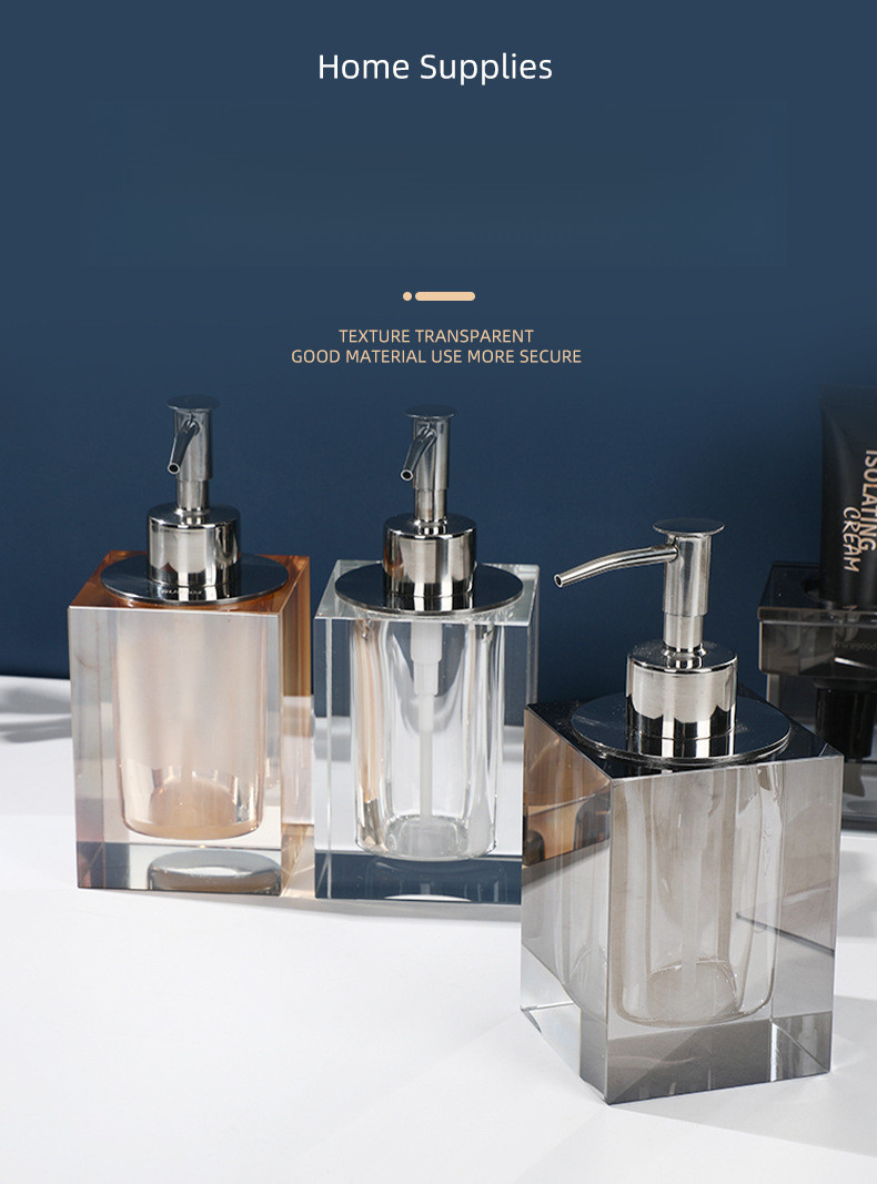 Luxury Crystal Dispensing Bottle High-end Hand Sanitizer Dispensing ...