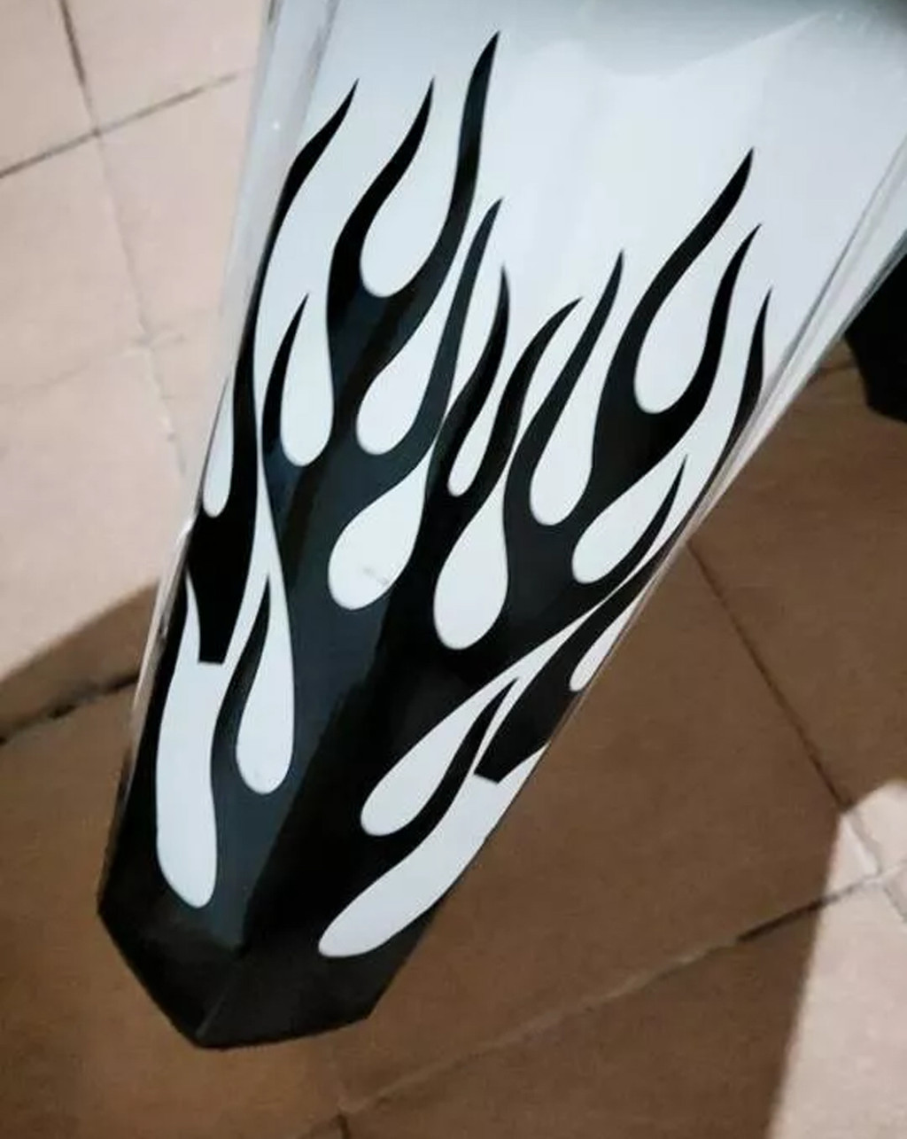 Click Fire Flames Sticker for Motor Stickers Waterproof Motorcycle ...