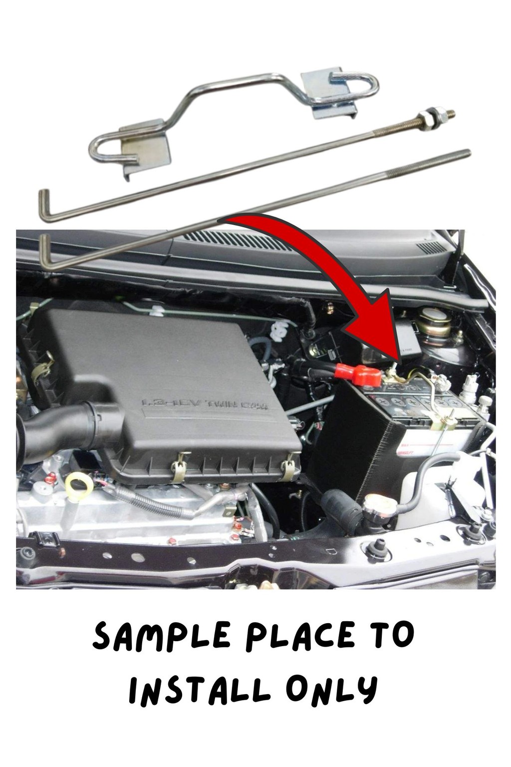 Perodua Myvi Old 2005 Bracket Holder/Besi Pengikat Bateri For 1set ...