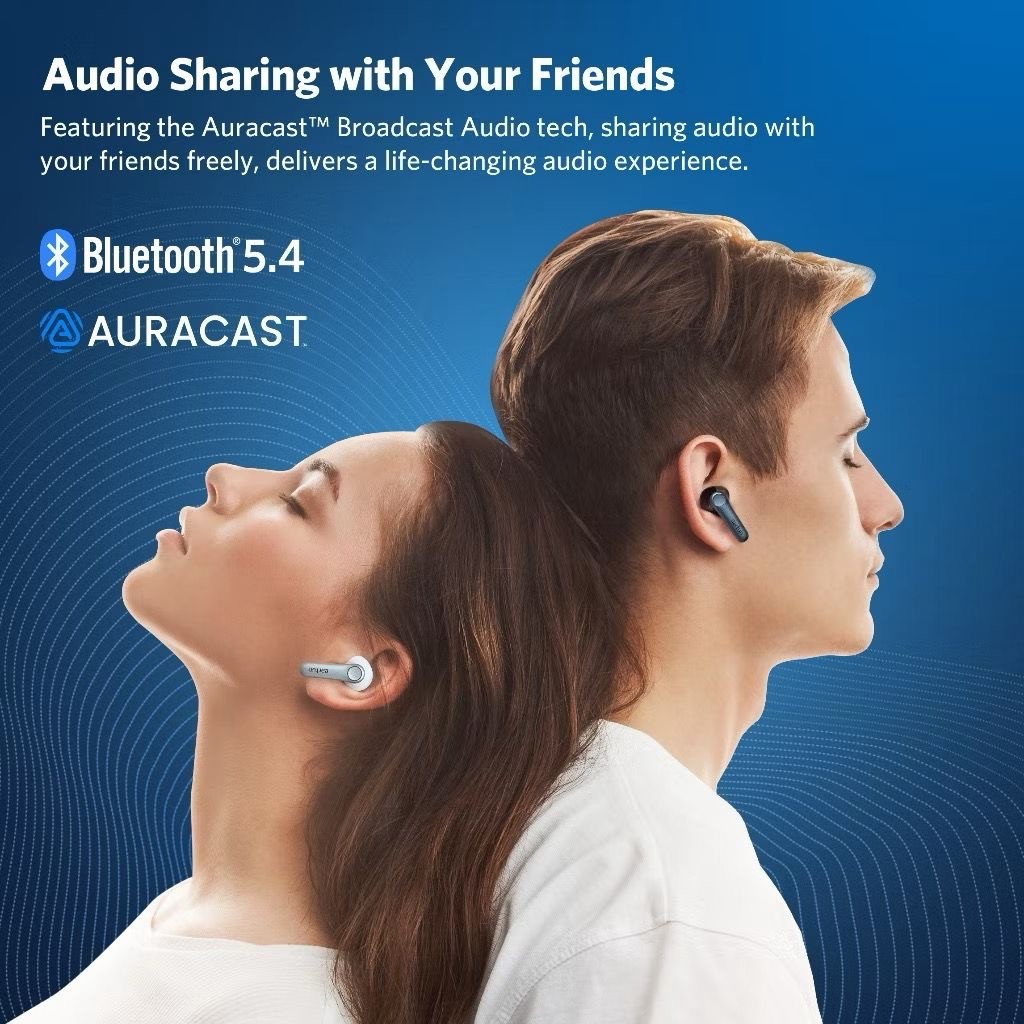 EarFun Air Pro 4 Adaptive Noise Cancelling Bluetooth 5.4 TWS True ...