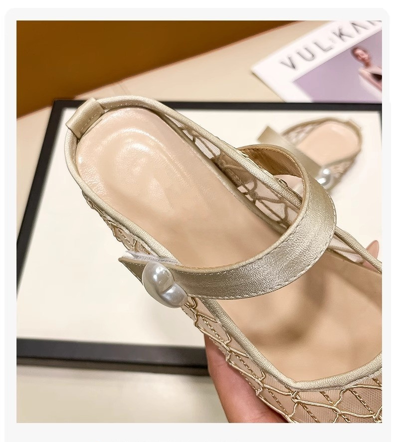 Kids Cut-outs Mesh Sandals for Girls 2025 Summer Non-slip Sole Toddler ...