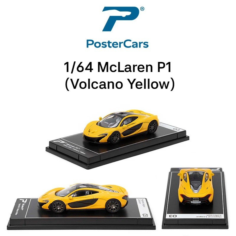 Postercars 1/64 Pagani McLaren Koenigsegg Porsche Supercar Series ...