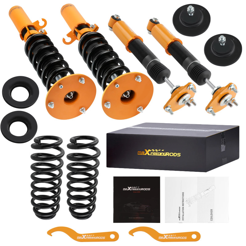 Full Set Front & Rear Coilovers Shock Struts & Springs For BMW X5 3.0i ...