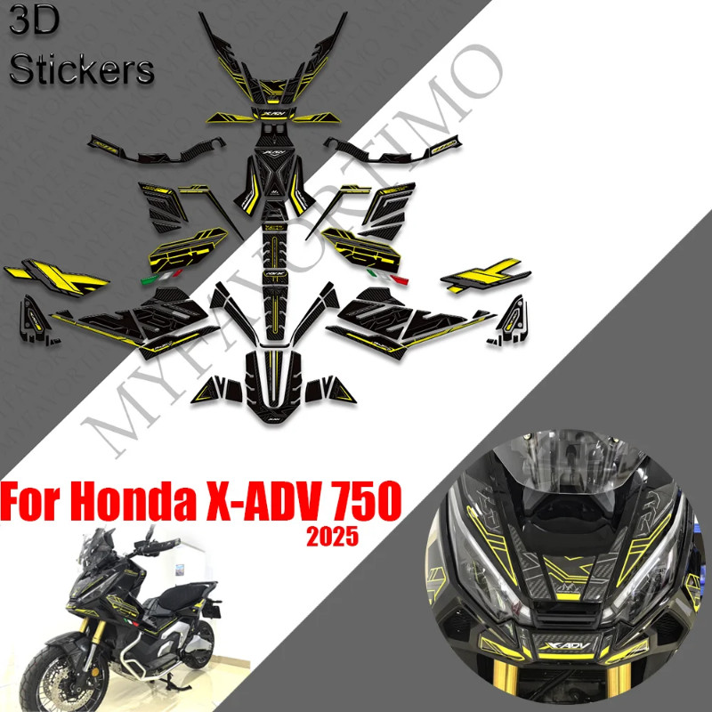 For Honda X-ADV 750 Adventure Protector Stickers moto Decals Body ...