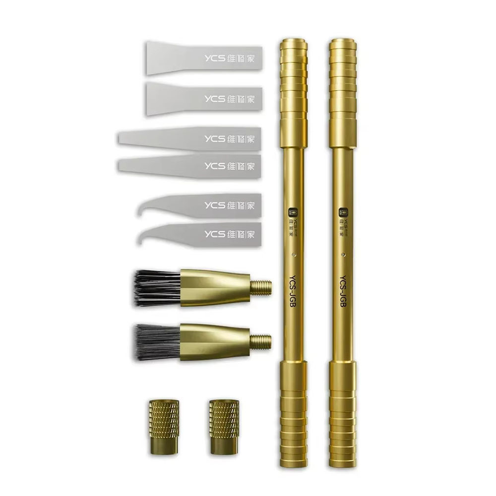 YCS 10 in 1 Knife Handle Motherboard Cleaning Brush Set For PCB Board ...