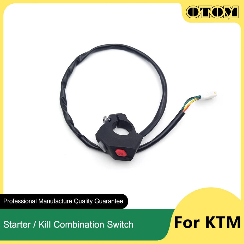 OTOM 2024 Motorcycle Engine Starter Kill Switch Multi-Function ...