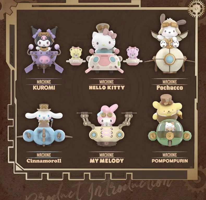 Sanrio Hello Kitty Steampunk Series Blind Box My Melody Cinnamoroll ...
