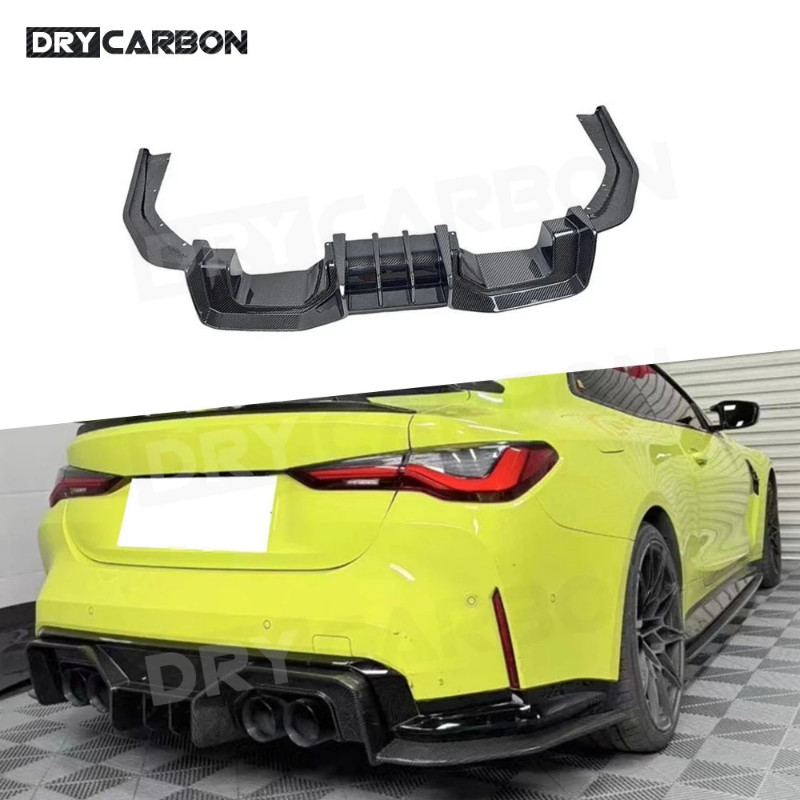 Carbon Fiber Rear Bumper Diffuser Lip Splitters Spoiler for BMW G80 M3 ...