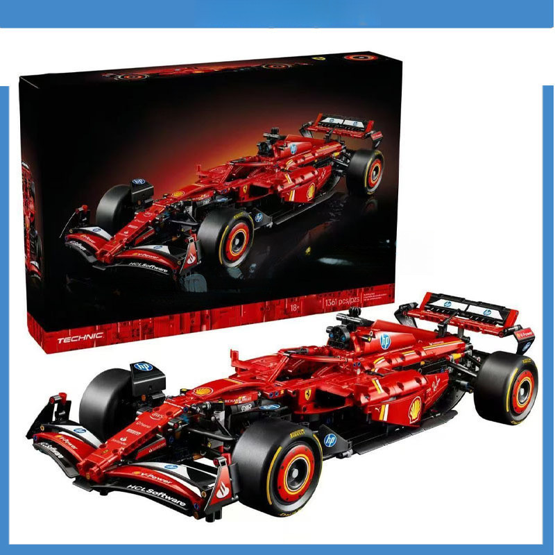 42207 SF-24 F1 Car Building Block Formula Car Model Technology Two ...