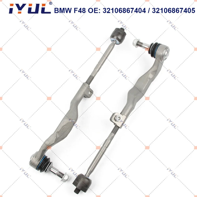 IYUL A Pair Front Steering Tie Rod Head Assembly For BMW X1 X2 1 2 ...