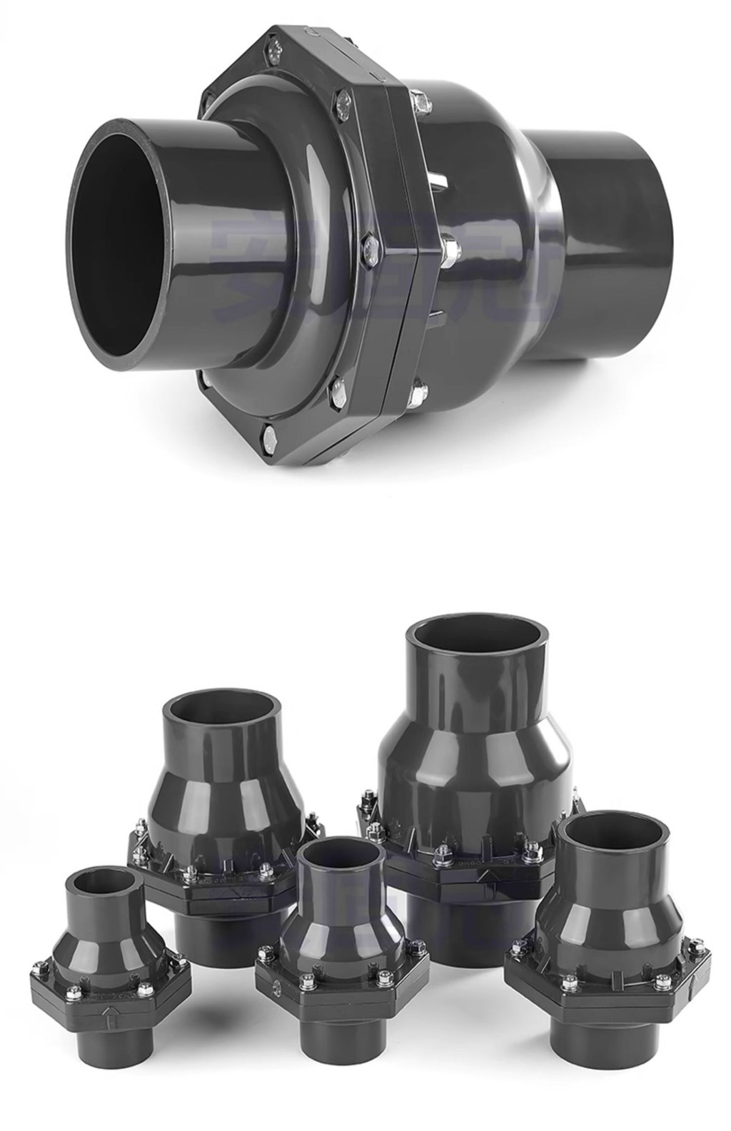 [.666.] upvc flap check valve, swing sewer pipe check valve pvc ...