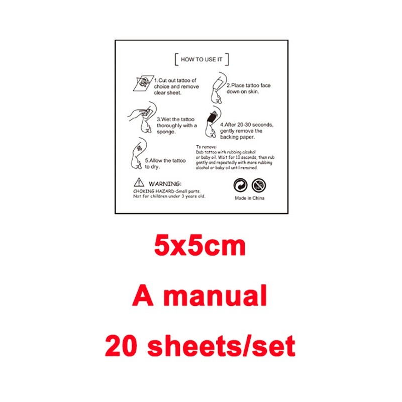 20 Sheets/Bag Cartoon Incoredibox Sprunki Series Tattoo Stickers ...