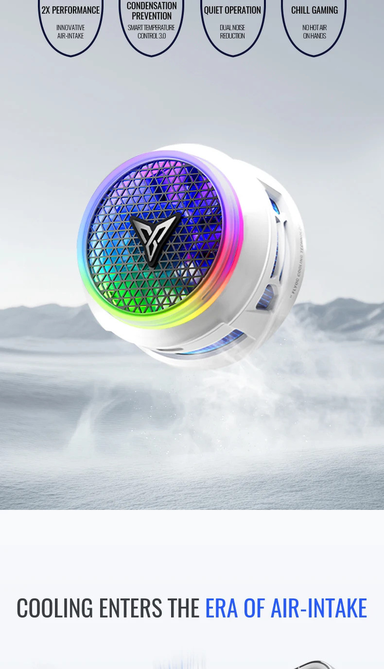 Flydigi B8X EVA Magnetic Phone Cooler Fan Ultra Fast Heat Dissipation ...
