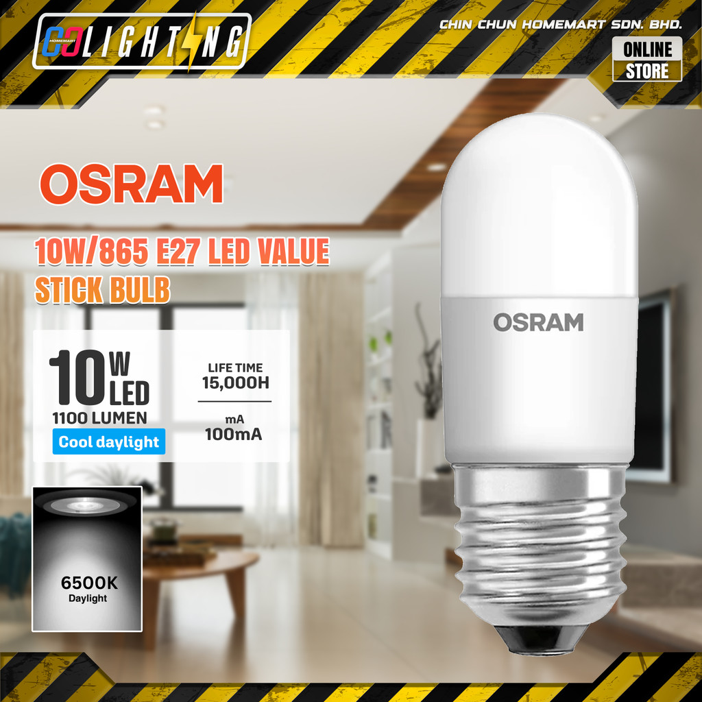 OSRAM LED VALUE STICK BULB LVSTICK [10W] E27 MENTOL LED | Shopee Malaysia