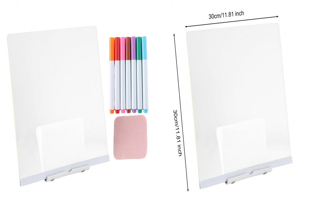 GA| Led Dry Erase Board Light-up Dry Erase Board Led Acrylic Dry-erase ...