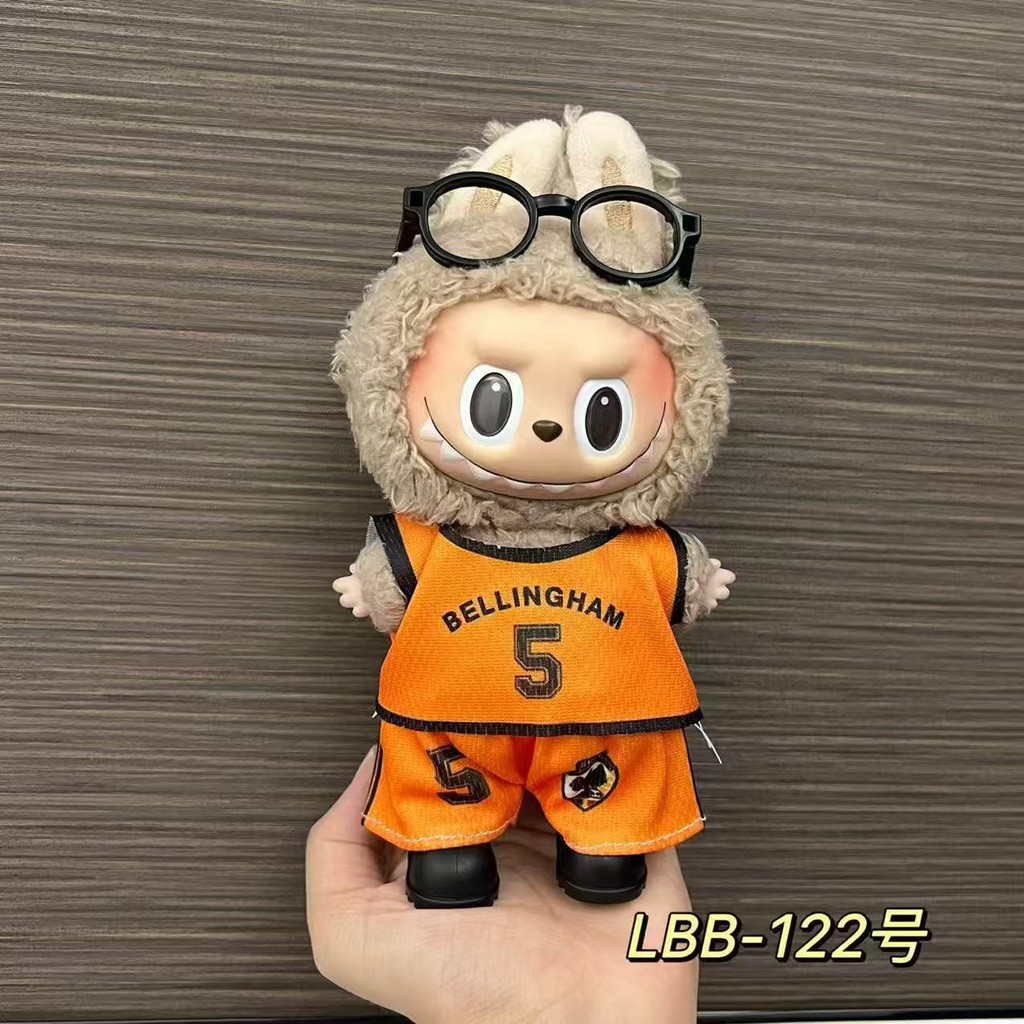 v1 v2 v3 labubu doll clothes 17cm labubu blind box doll uniform dress ...