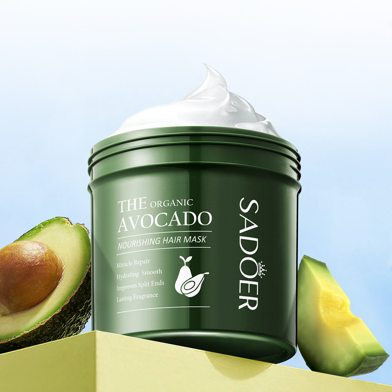 ROREC SADOER Organic Avocado Nourishing Hair Mask Miracle Repair Hydrating Smooth Improves Split ...