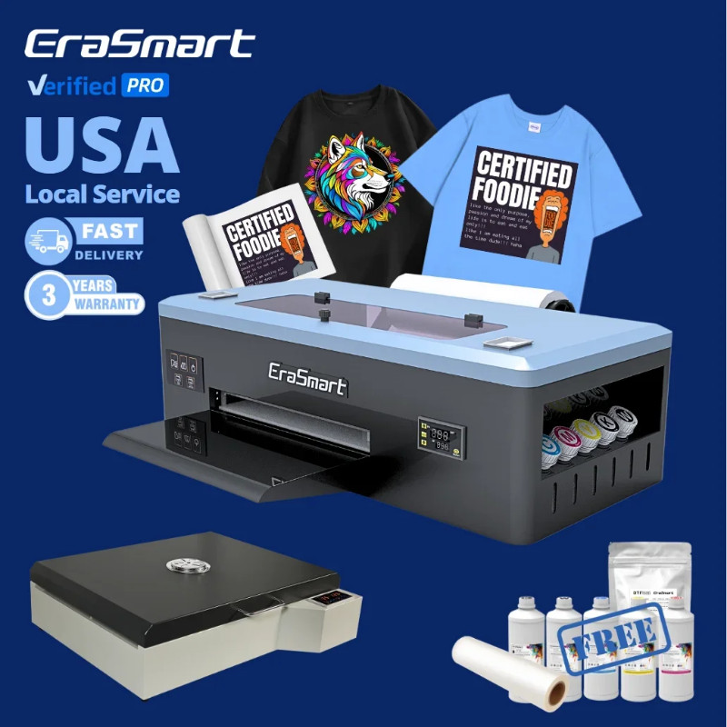 Erasmart 13Inch 340mm Printer T-shirt Printing Machine A3 Dtf Printer ...