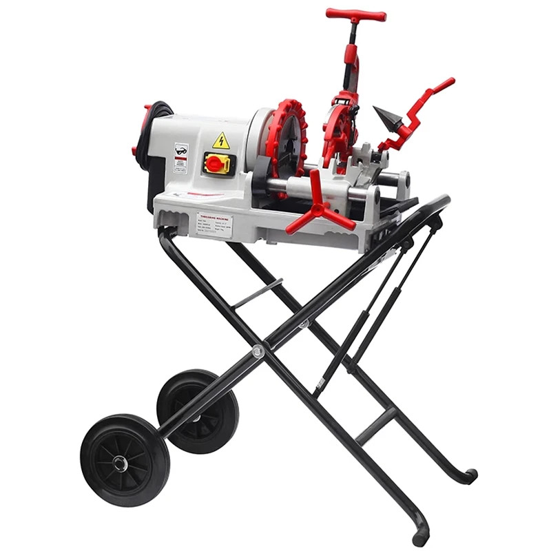 Electric Threading Machine 1/4-2"NPT/BSPT Pipe Cutting Threading ...