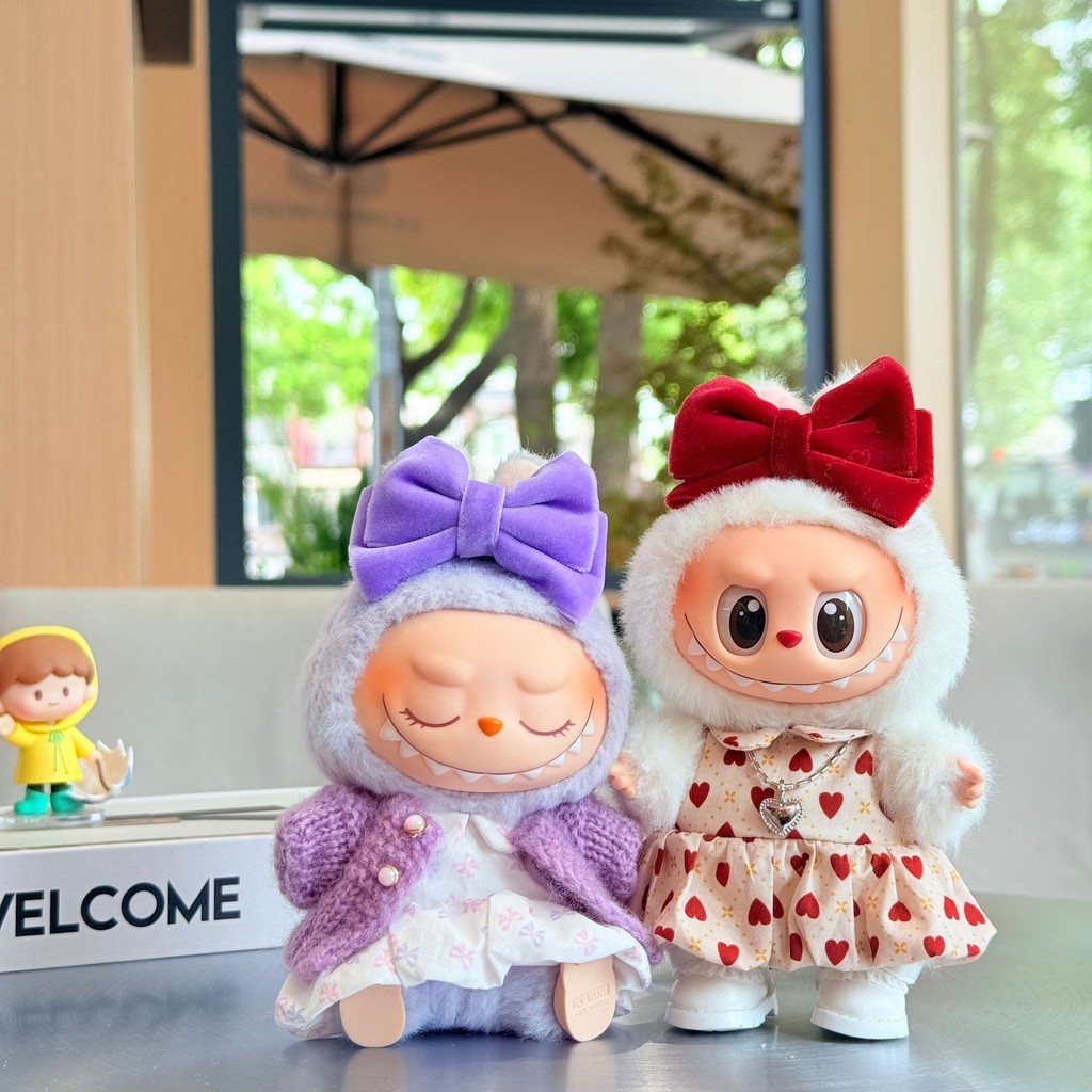 CF (Cloth Only) For 17 cm LABUBU v1/v2/v3 Plush Doll Generation 2 ...