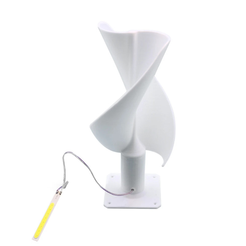 Wind Turbine Model 20w Micro Spiral Wind Turbine With Led Light ...
