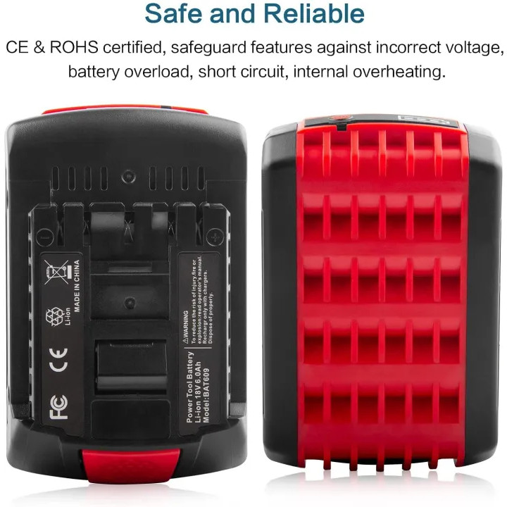 Bosch 18V 6.0Ah Rechargeable Li-ion Battery 18V Power Tool Backup ...