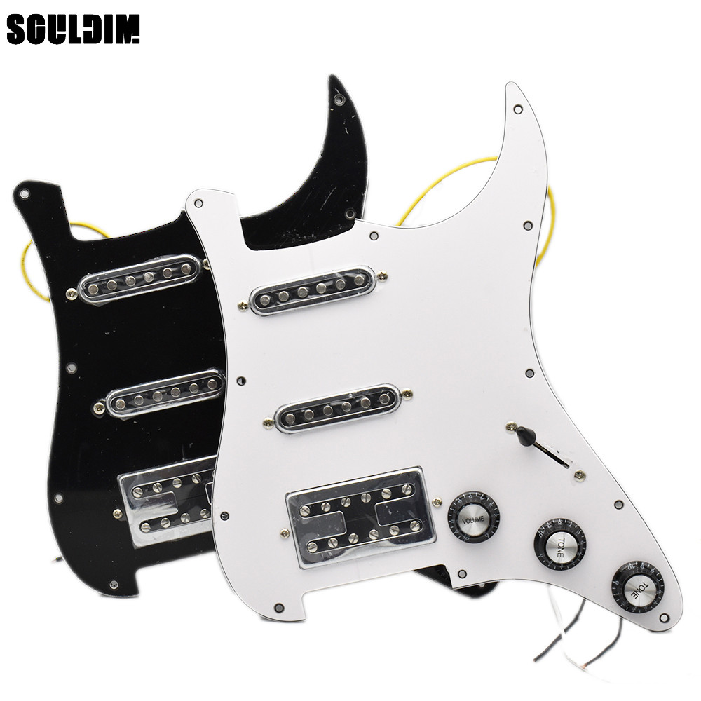 1Set SSH Loaded Prewired Electric Guitar Pickguard Set Pickups with ...