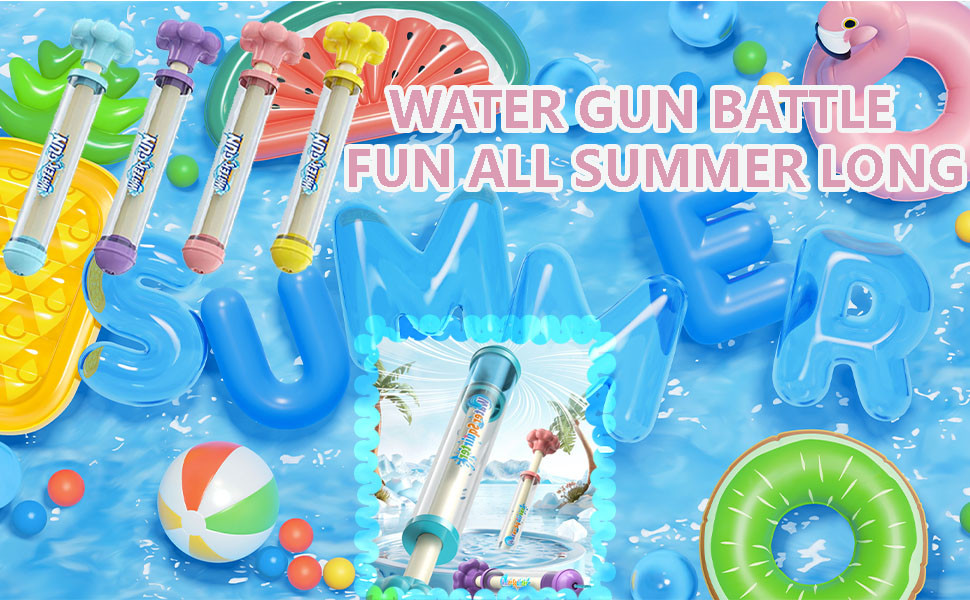 Fireworks Water Gun High Pressure Pull Out Spray Toy Firework Style ...