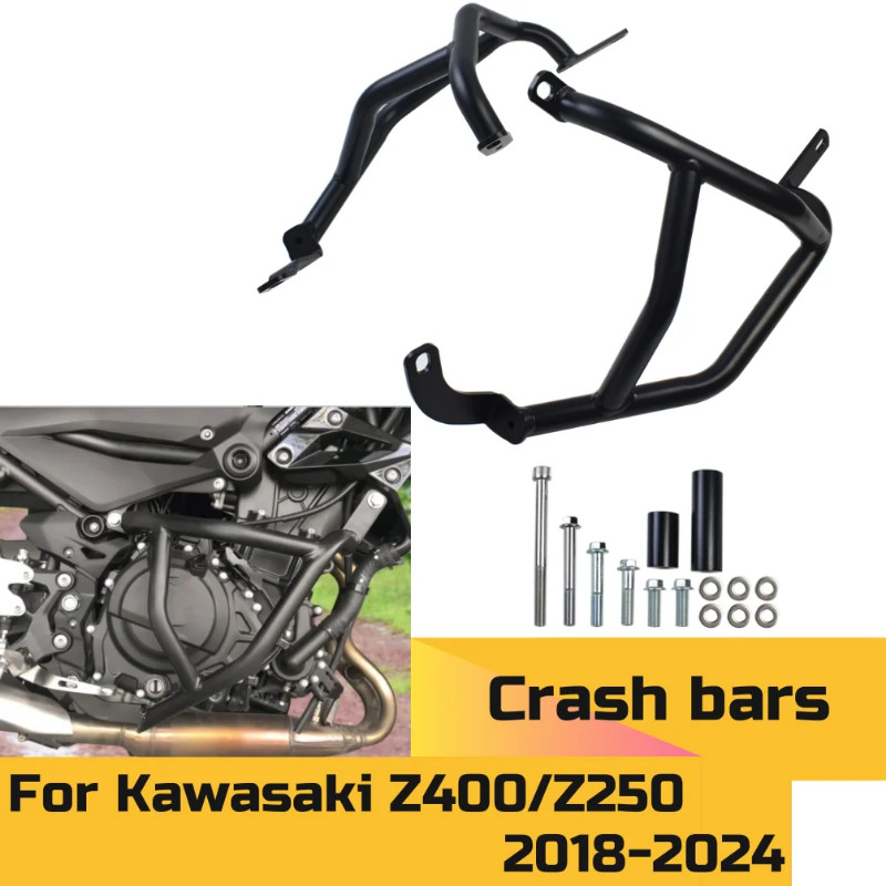Z400 Z250 Engine Guard Highway Crash Bars Motorcycle Frame Protection ...