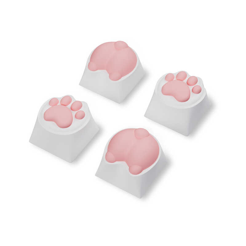 Pink Girl Keycap Cat Butt Keycap Cat Paw Keycap Keycuff Mechanical ...