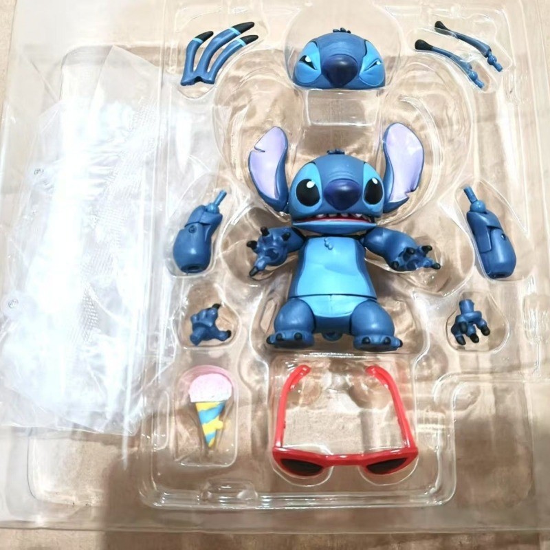 Disney Stitch Action Figure Revoltech Stitch Articulado Model Toy ...